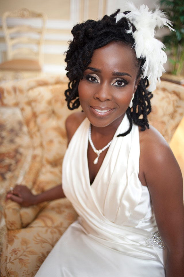 36 Awesome Wedding Looks For Locs, Dreadlocks & Sisterlocks