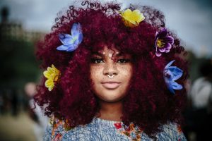 Hair Trend: Floral Afro's