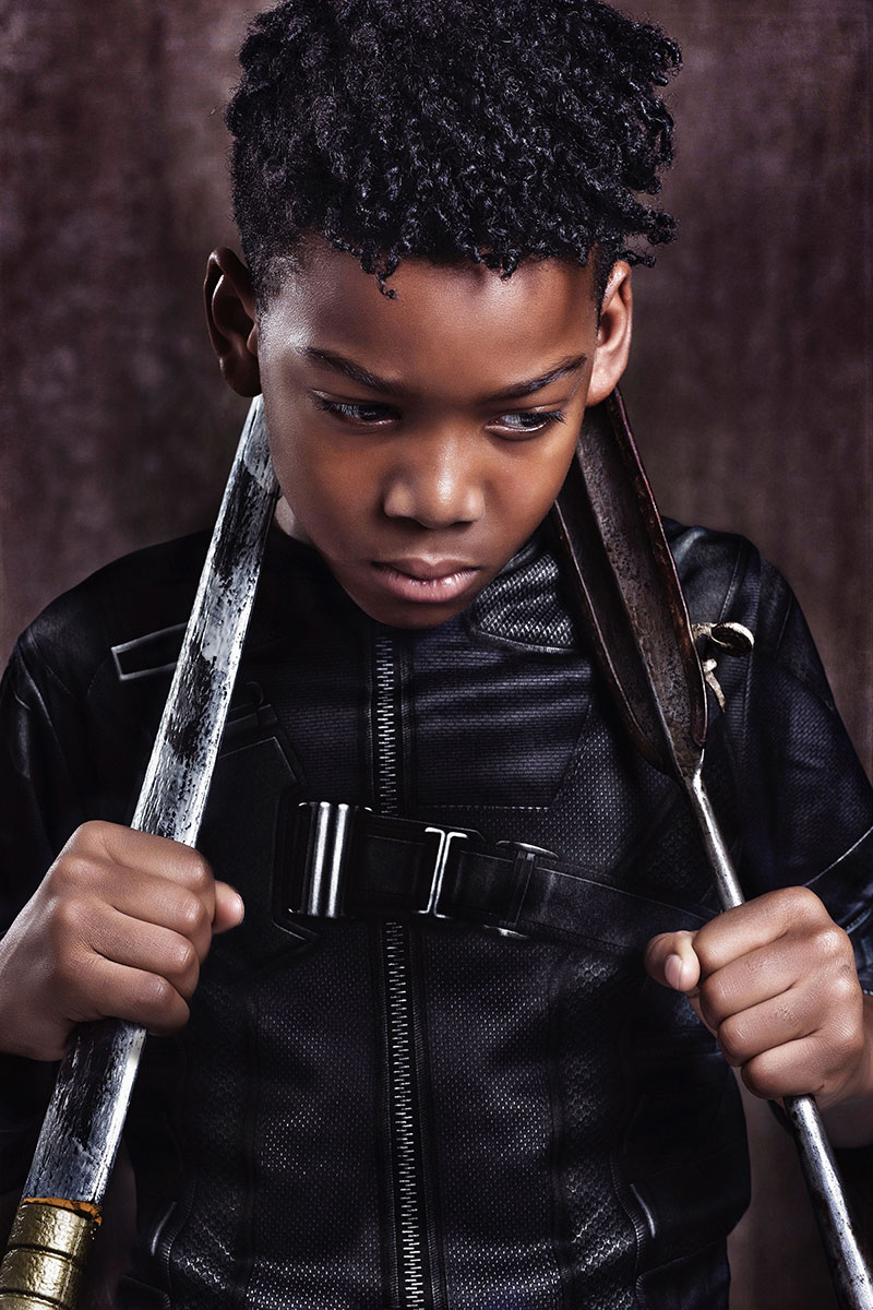 Black Panther inspired shoot casts black children as heroes